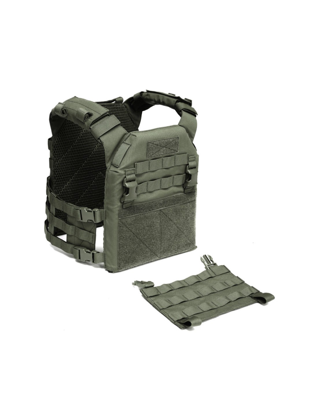 Warrior Detachable MOLLE Front Panel (olive green)